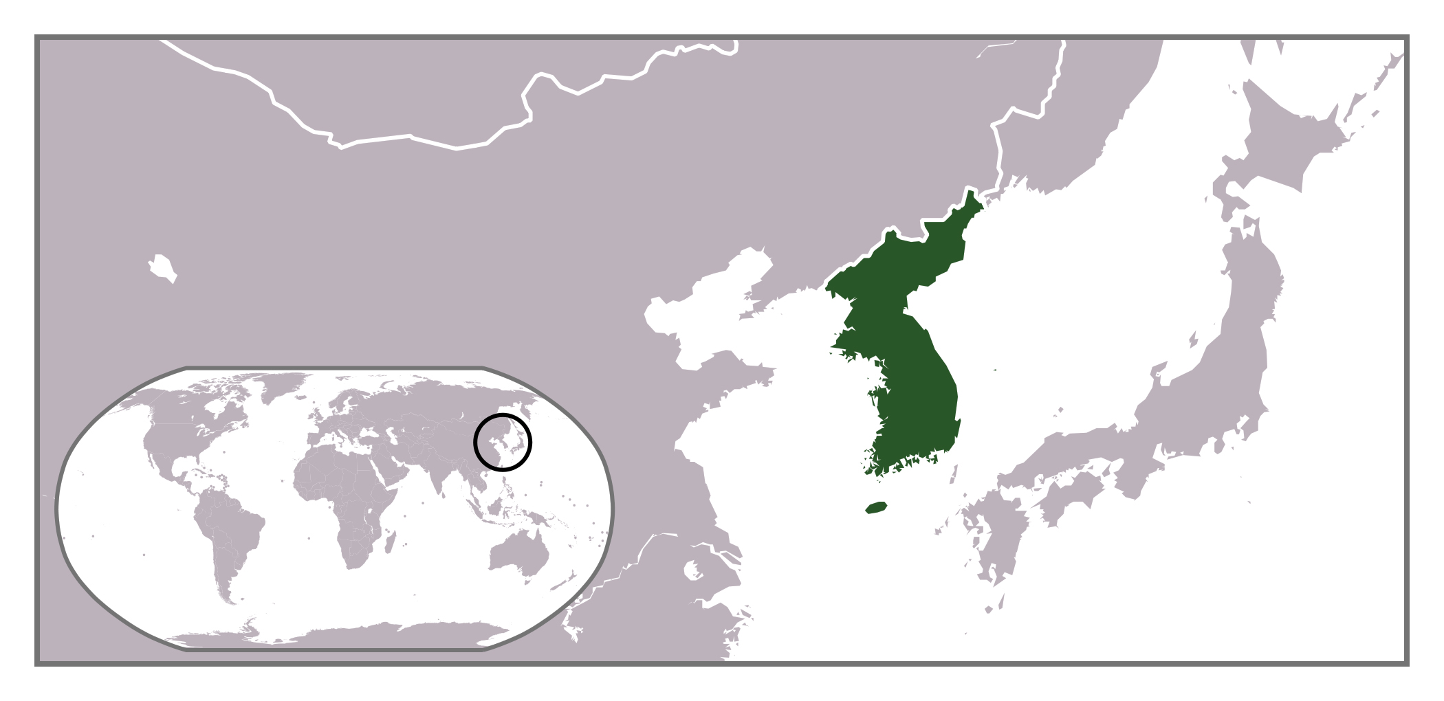 Grande mapa de ubicación de Península de Corea | Corea del Norte | Asia ... Grande mapa de ubicación de Península de Corea | Corea del Norte | Asia ...