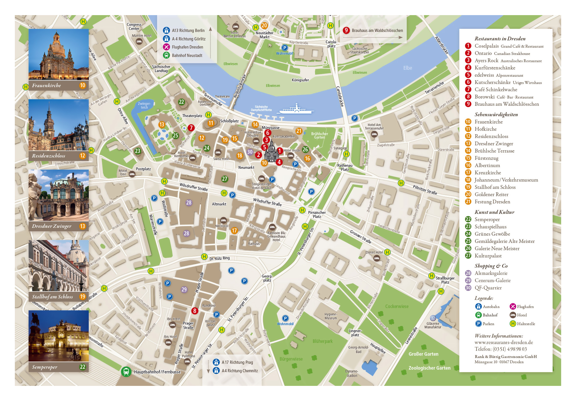 Mapa Turistico Dresden Casavacanzedezza