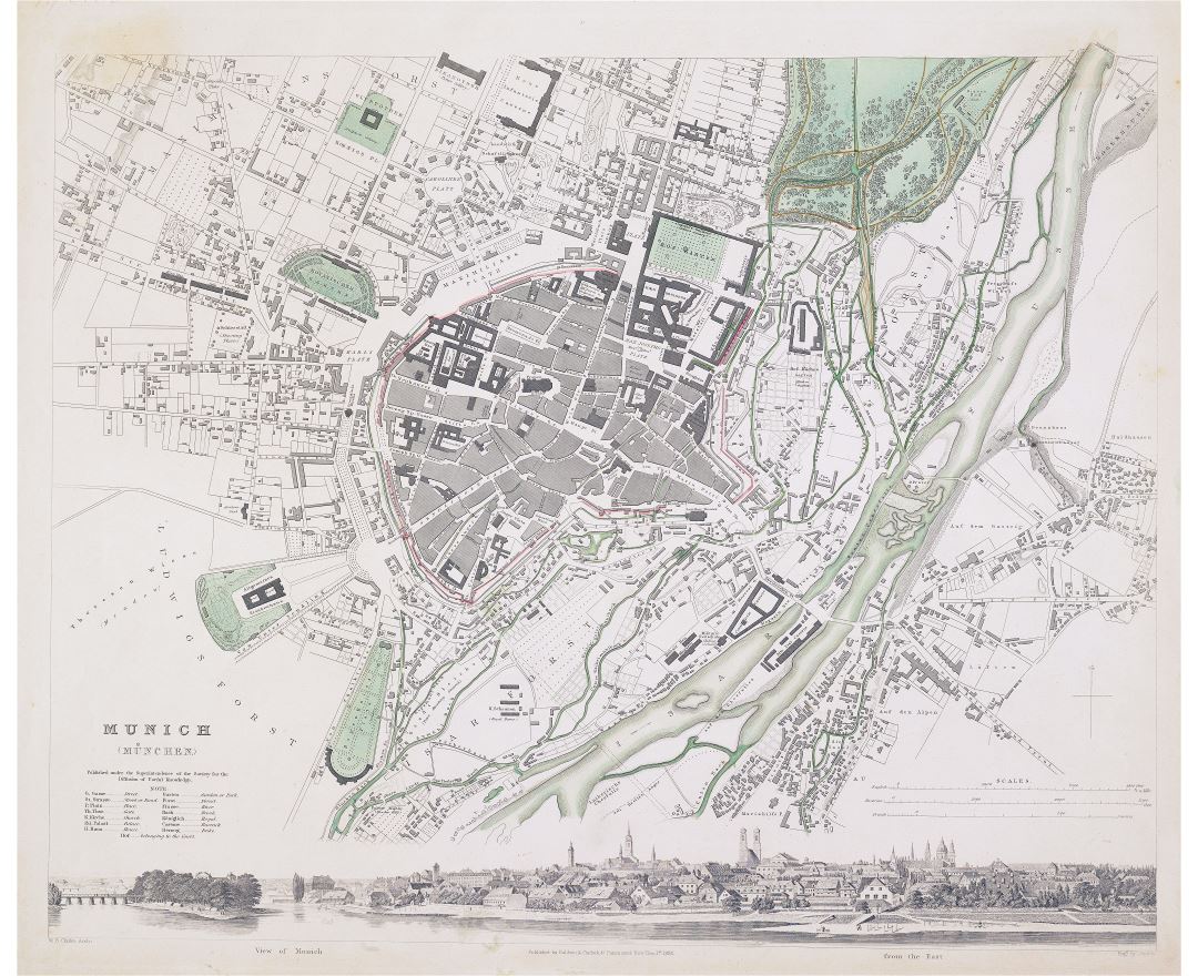 Mapas de Múnich | Colección de mapas de la ciudad de Múnich | Alemania ...
