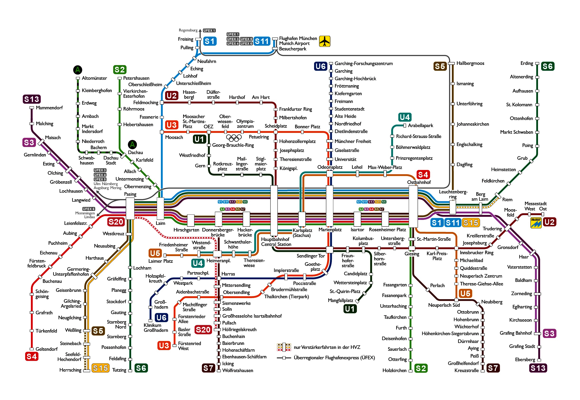 Munich Subway Map Gadgets 2018