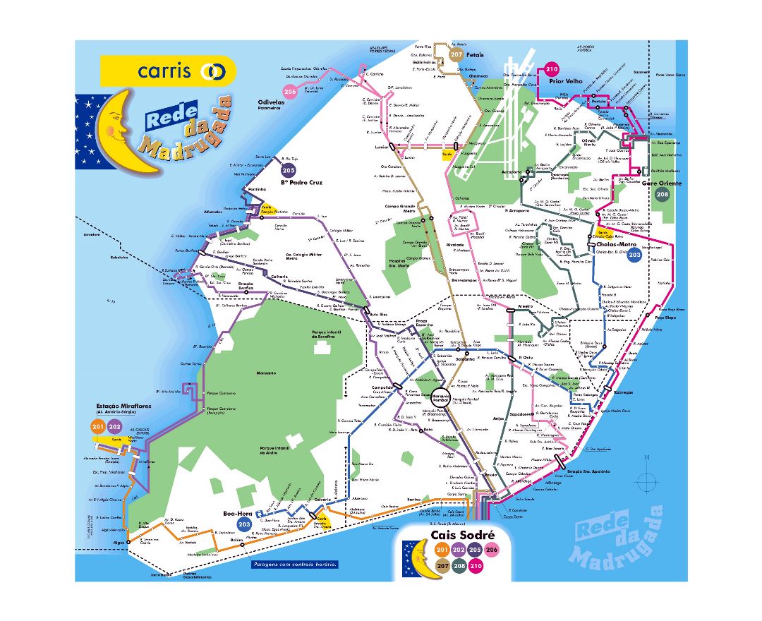 Mapas de Lisboa | Colección de mapas de la ciudad de Lisboa | Portugal ...