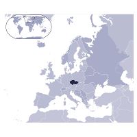Mapa grande localización de República Checa | República Checa | Europa ...